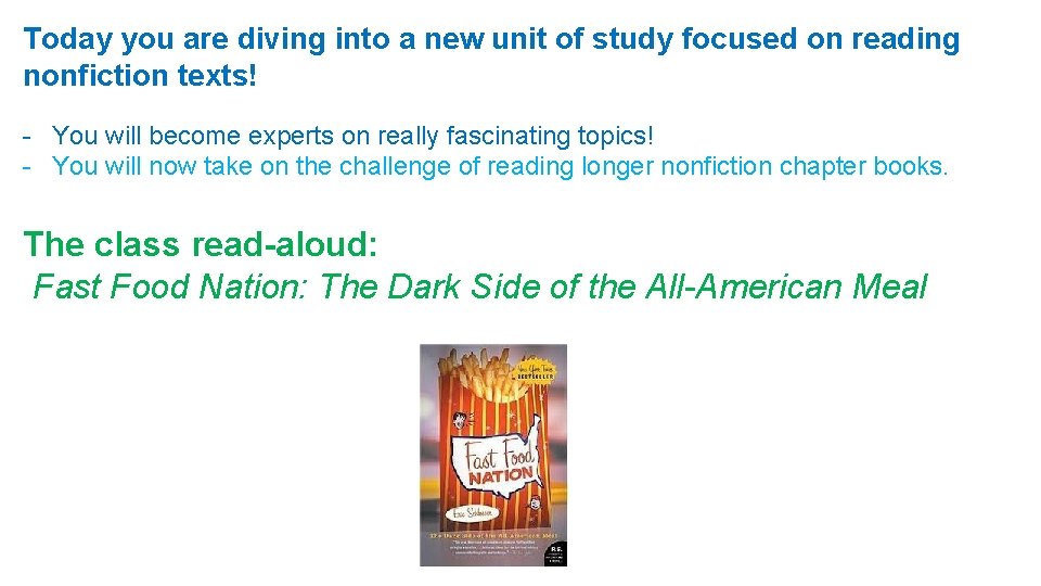 Tapping the Power of Nonfiction Bend 1 Session