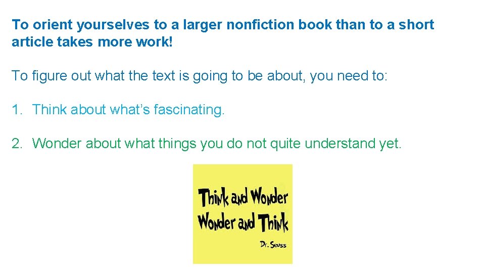 Tapping the Power of Nonfiction Bend 1 Session