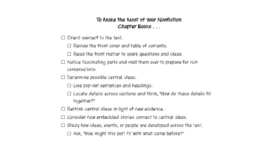 Tapping the Power of Nonfiction Bend 1 Session