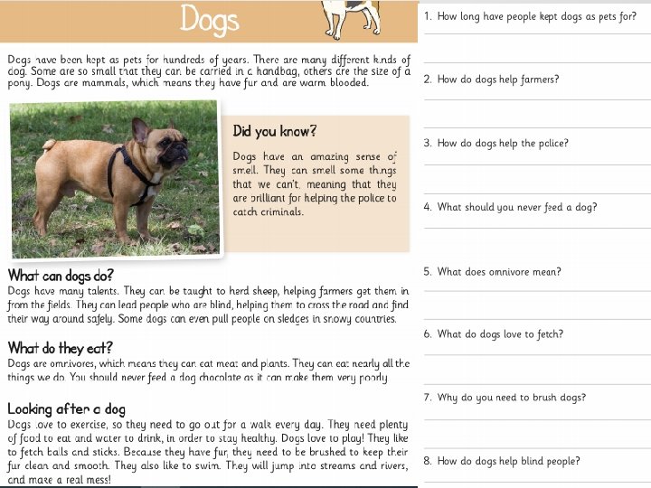 Year 4 Reading Day 1 There will be