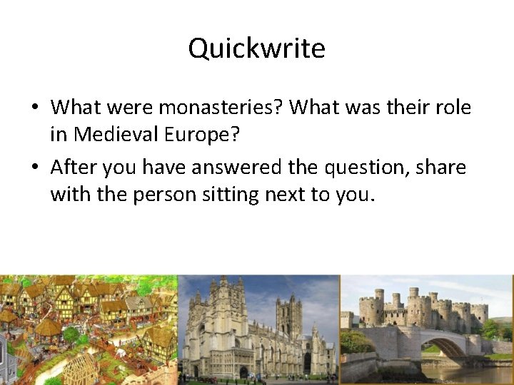 The Medieval Church Global History and Geography I