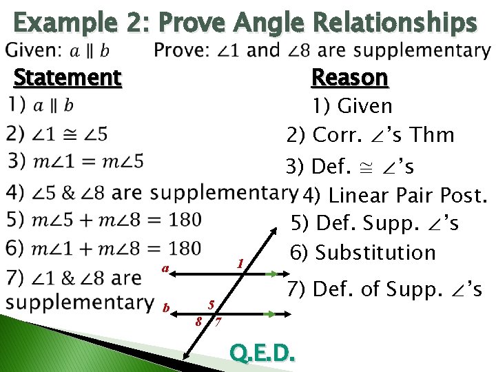 Properties of Parallel Lines Skill 15 Objective HSGCO