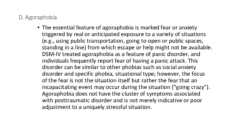 In social anxiety disorder social phobia the object