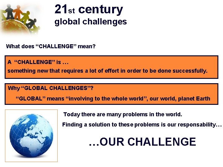 21 st century global challenges Roser de Antonio