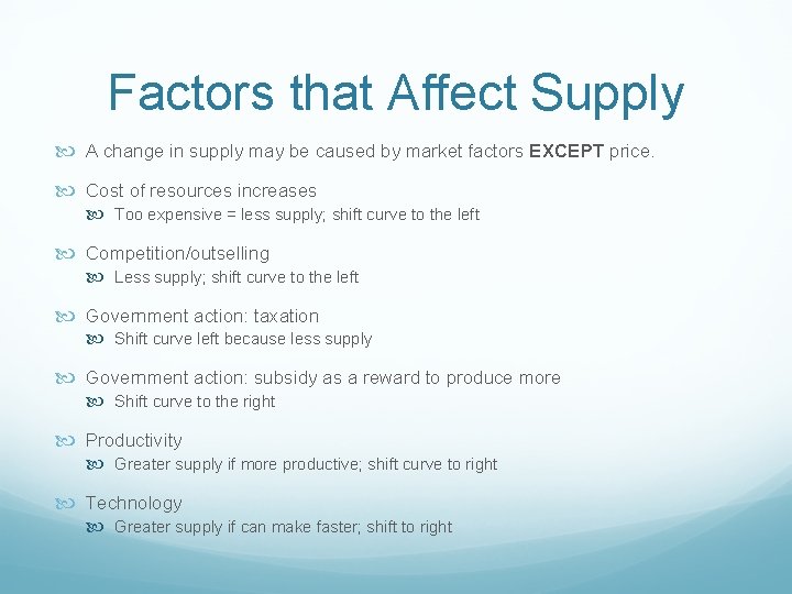 Supply and Demand Bellringer What is the law