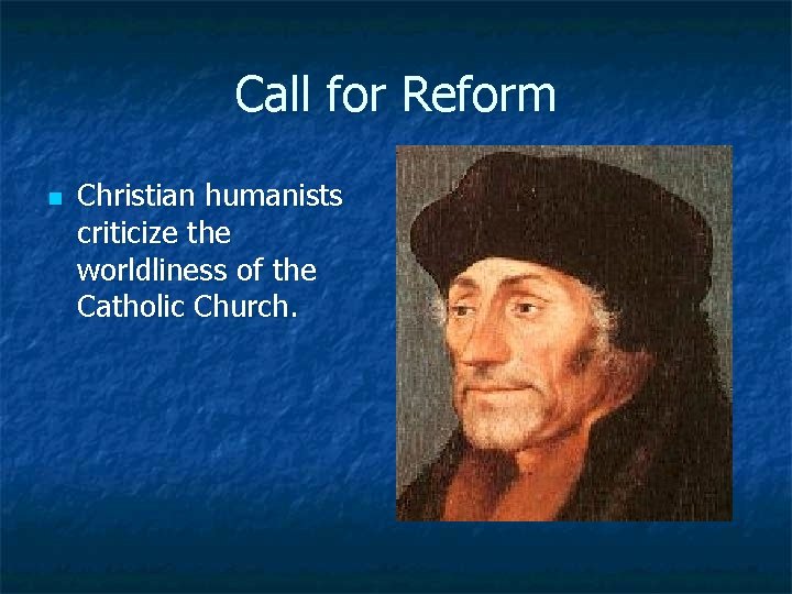 The Reformation Chapter 17 Section 3 Problems in