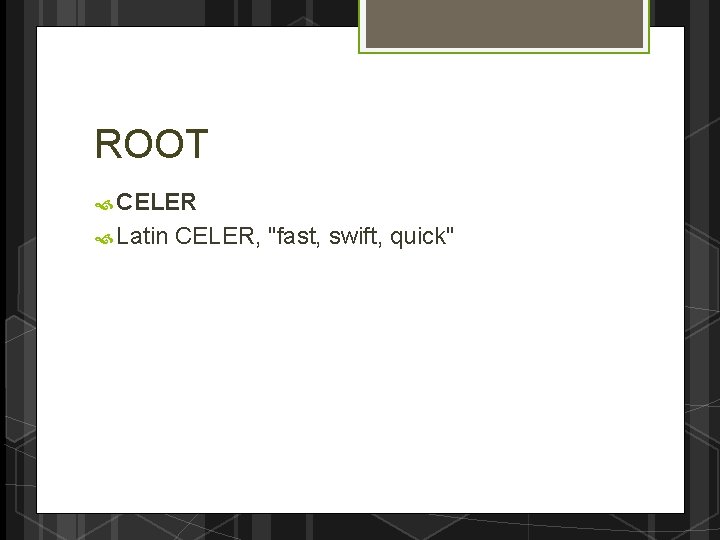 Vocabulary Book II Unit 6 Take Out Binder