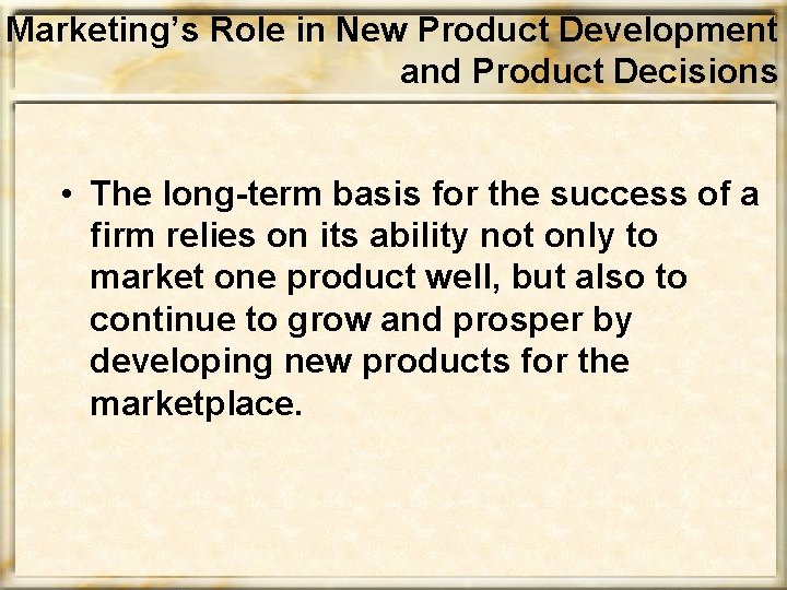 Introduction to Marketing Chapter 9 Objectives 1 Classify