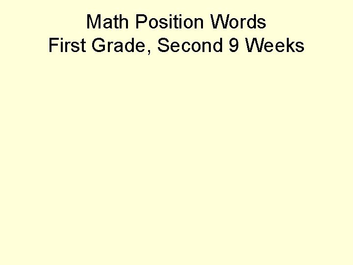 Where is Bandit A demonstration of Position Words