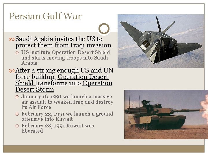 George Bush and the Persian Gulf War UNIT