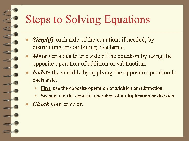 Bell Ringer 2 Systems of Equations 4 A