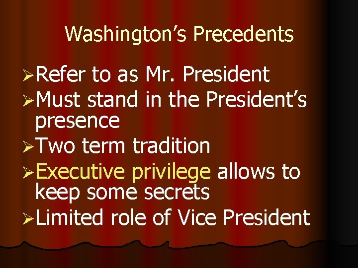 The New Republic Washingtons First Term 1789 1793