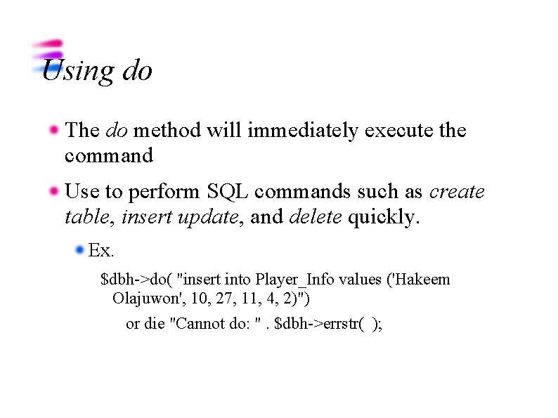 CS Learning Centre DBI Tutorial Introduction About Tutorial
