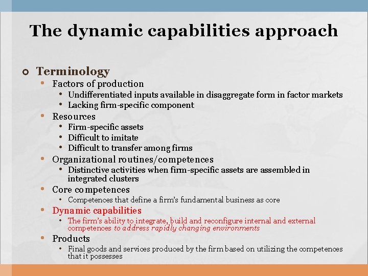 Dynamic capabilities and strategic management Teece David J