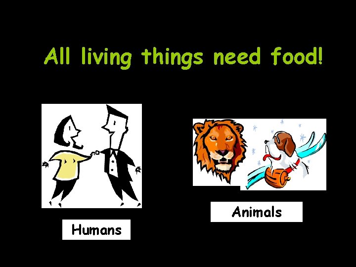 FOOD CHAIN The process of eating and being