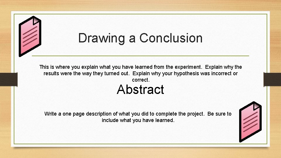 Science Fair 101 The Big Question A scientific