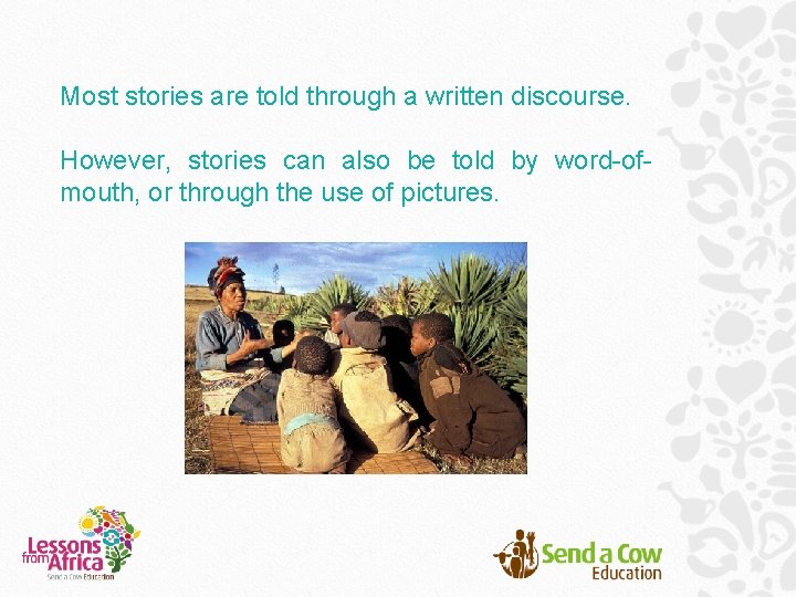 Writing an African Fable What ways are there