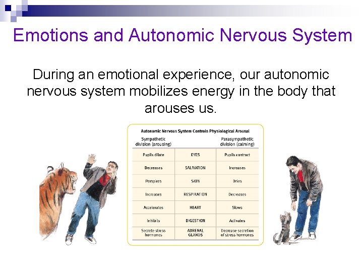 Emotions are our bodys adaptive response Emotion a