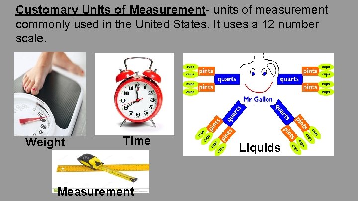 Math Unit 2 Chapter 12 Vocabulary Relative Sizes
