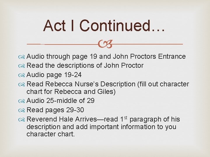 The Crucible Arthur Miller Introduction Read page XV