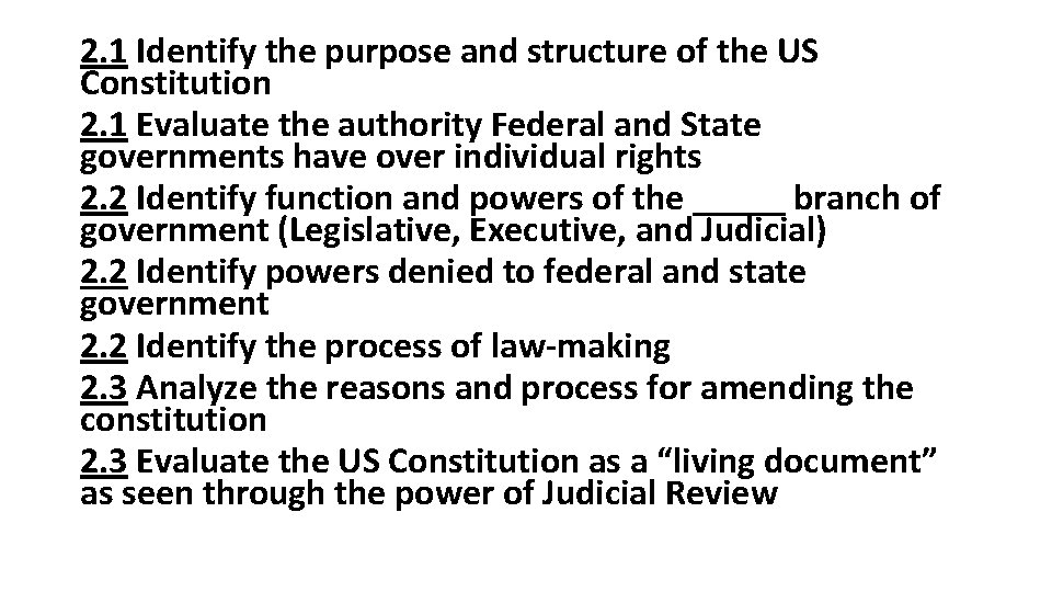 First Quarter Objectives 1 1 Identify Enlightenment theories