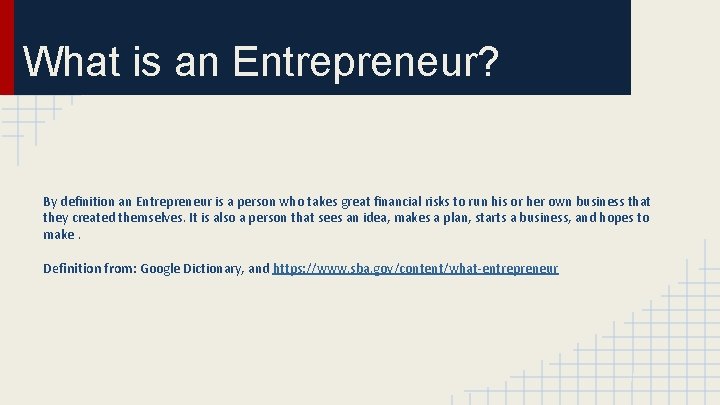 Entrepreneurship 101 A Crash Course created by the