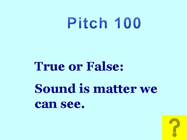 Sound Review Vibrations Pitch Sound Volume Mystery 100