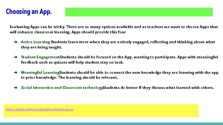 Evaluating Apps By Stacey Morache Educational Apps With