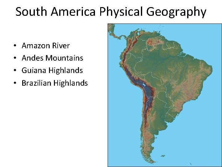 Caribbean Central South America Introduction to Caribbean Central