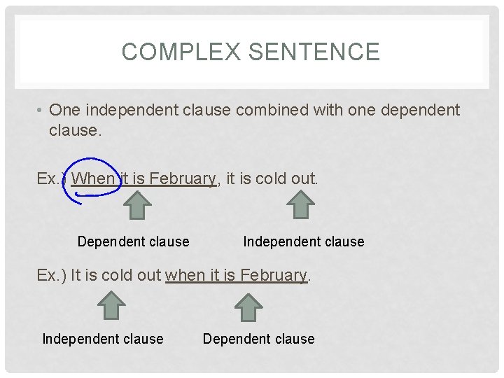 TYPES OF SENTENCES MS KIERNAN THE PROBLEM Read