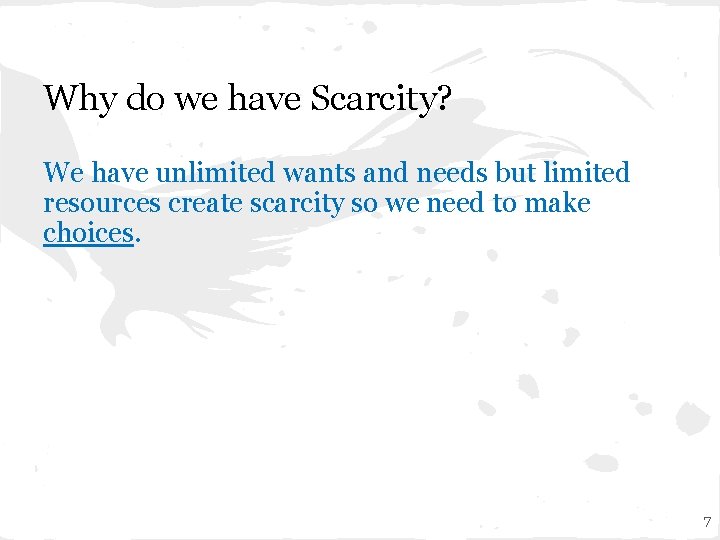 1 1 Scarcity Fundamentals of Economics Learning Objectives