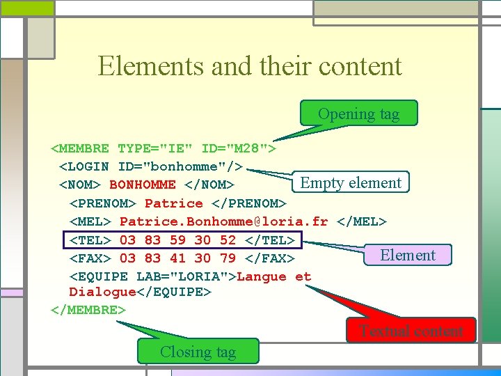 E Xtensible Markup Language Version 1 0 Recommendation 