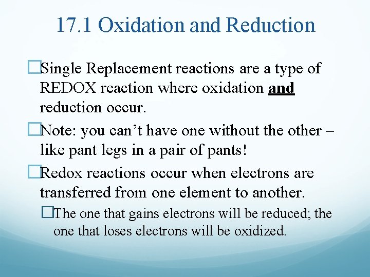 Chapter 7 Chemical Reactions Balancing Equations Types of