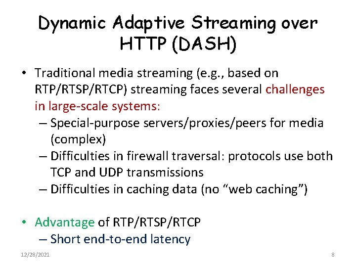 SubProject 2 Multimedia Distribution Platforms for CyberPhysical Systems