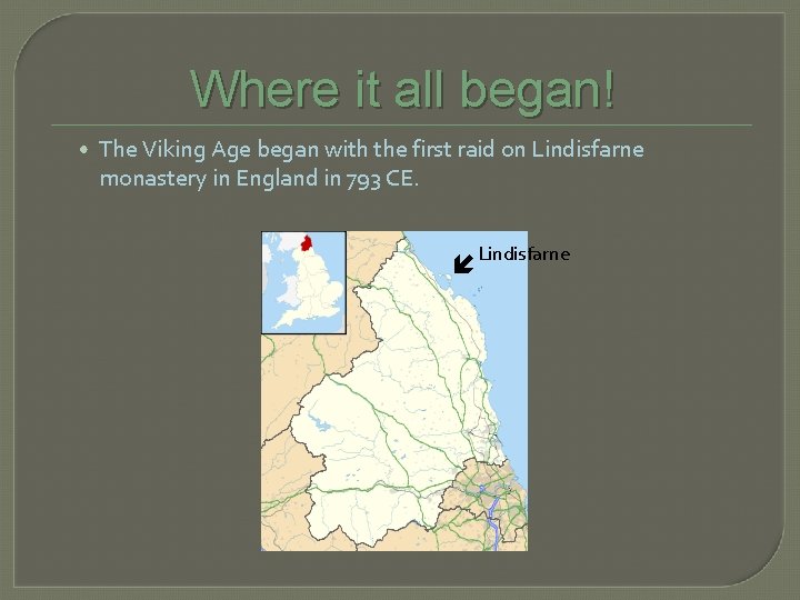 The Vikings and Lindisfarne Vocabulary Primary Source Secondary