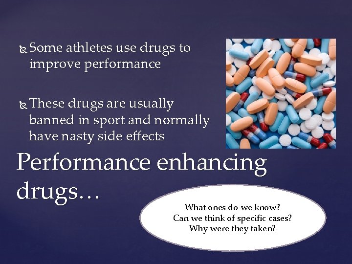 Drugs in sport GCSE PE Review your objectives