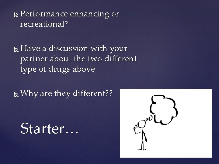 Drugs in sport GCSE PE Review your objectives