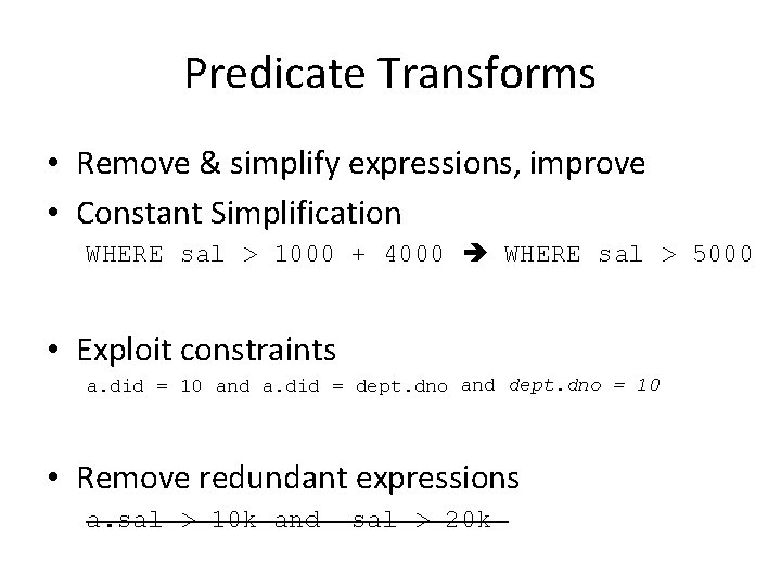 6 830 Lecture 4 Normalization Recap Database Internals