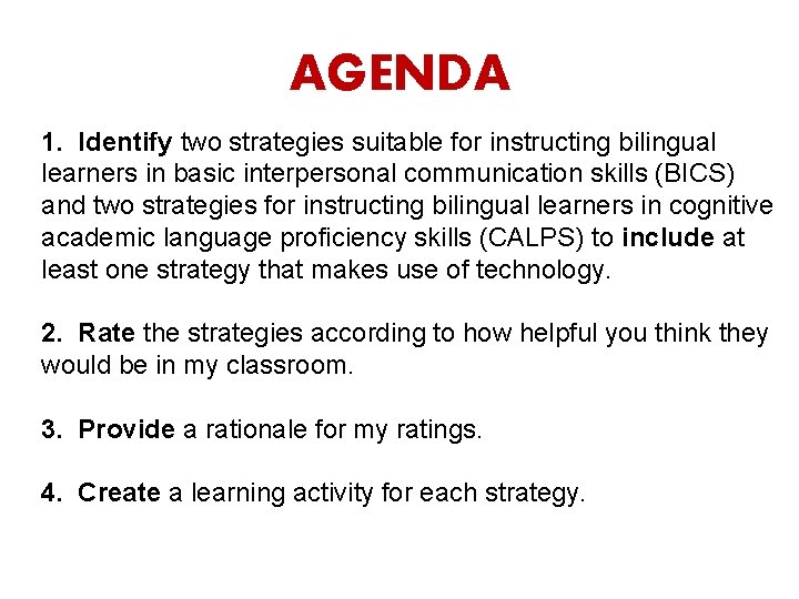 Classroom Strategies and Activities for Bilingual Learners by