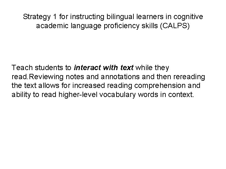 Classroom Strategies and Activities for Bilingual Learners by