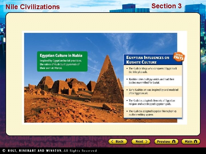 Nile Civilizations Section 3 The Nubian Kingdoms Preview