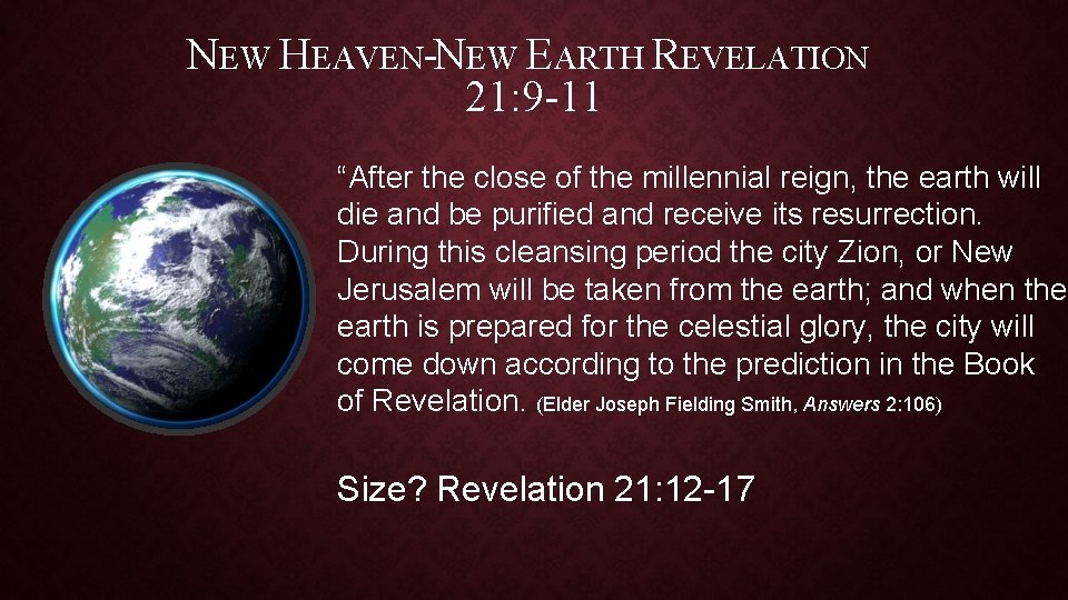 HANDOUT THE BOOK OF REVELATION Johns Witness of