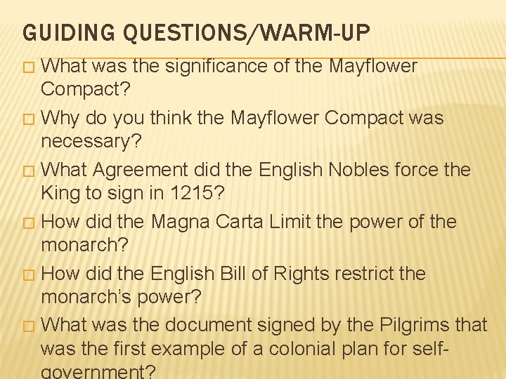 Magna Carta 1215 English nobles forced the king