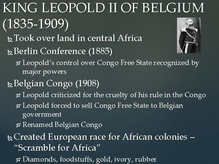 The Scramble for Africa Colonialism and Independence Introduction