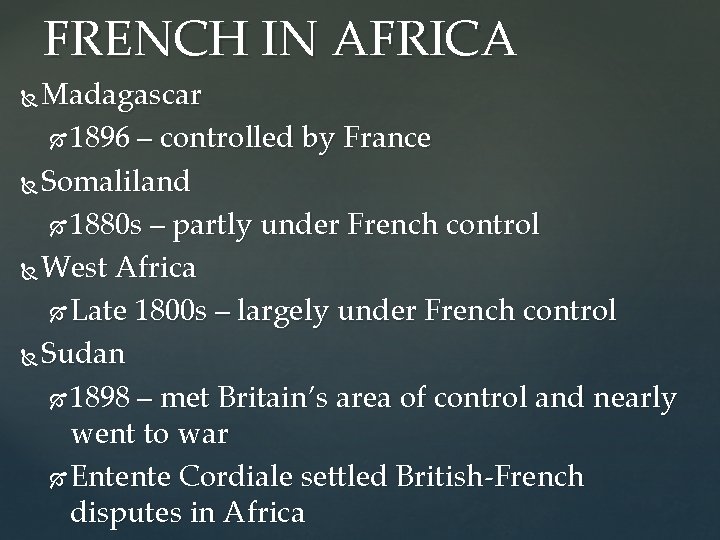 The Scramble for Africa Colonialism and Independence Introduction