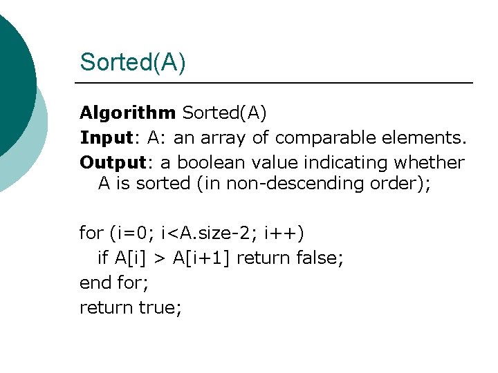 CSCI 3333 Data Structures Algorithm Analysis by Dr