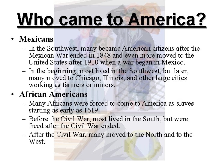 Immigrating to America Between 1880 and 1924 Give