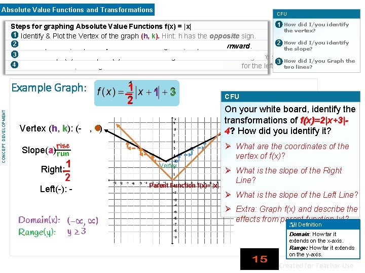 LEARNING OBJECTIVE We will determine 1 the graphs