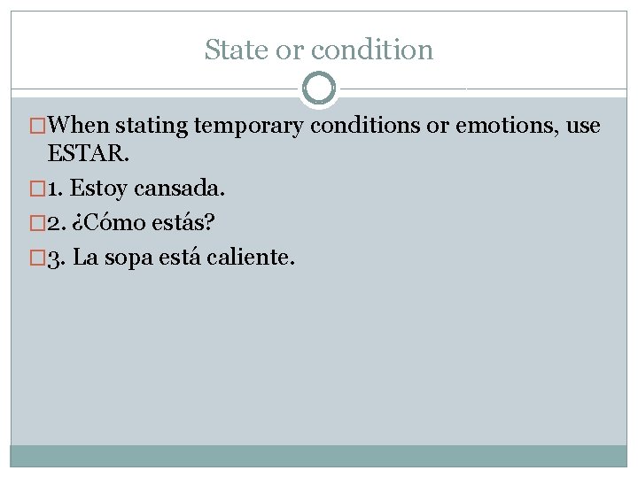 SER V ESTAR RULES AND EXAMPLES FOR BOOKLET