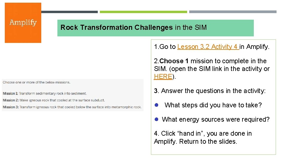 ROCK TRANSFORMATIONS LESSON 3 2 B TRANSFORMING ROCK
